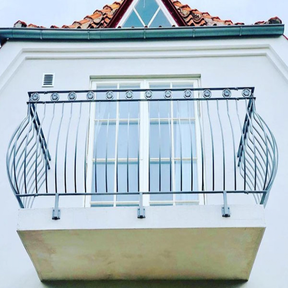 Custom Wrought Iron Balustrade Galvanized Balcony Balustrade From China ...