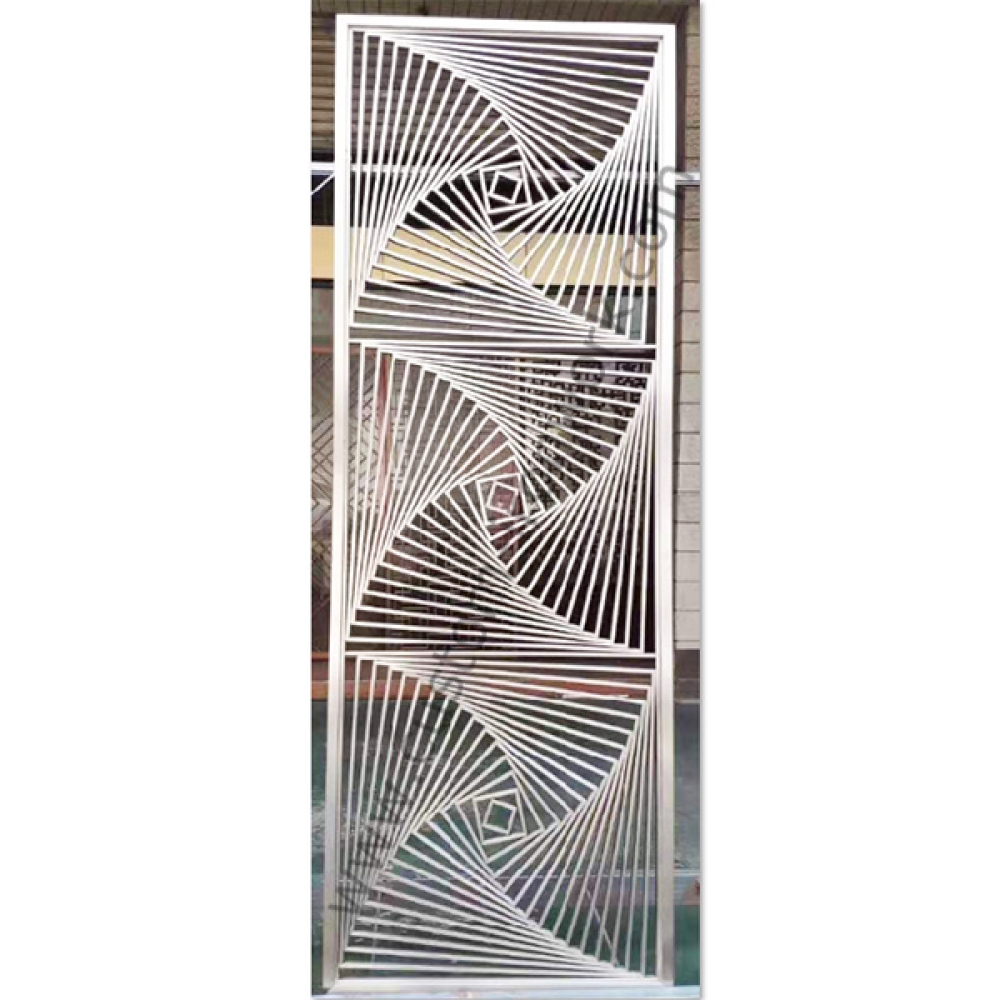 Steel laser cutting modern style custom screen custom ironwork