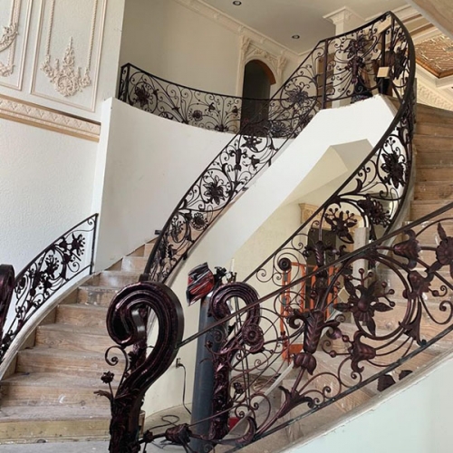 Wrought Iron Handrail custom ironwork