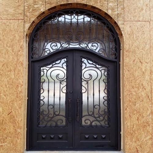 Rustic Iron Entrance Door Sheet Gate custom ironwork