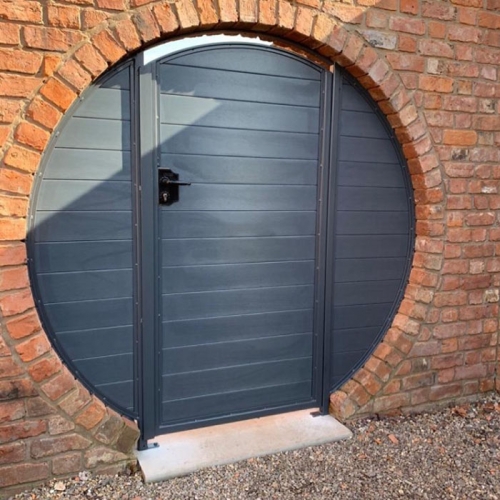 Special design round sealed steel door as per your request custom ironwork